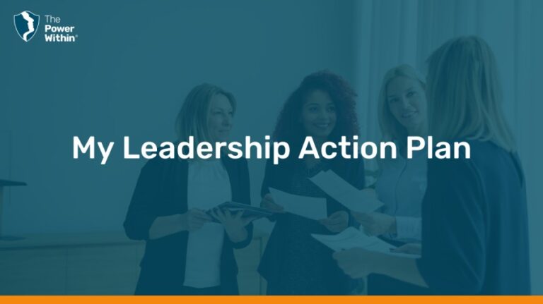 My Leadership Action Plan – The Power Within Training-Live